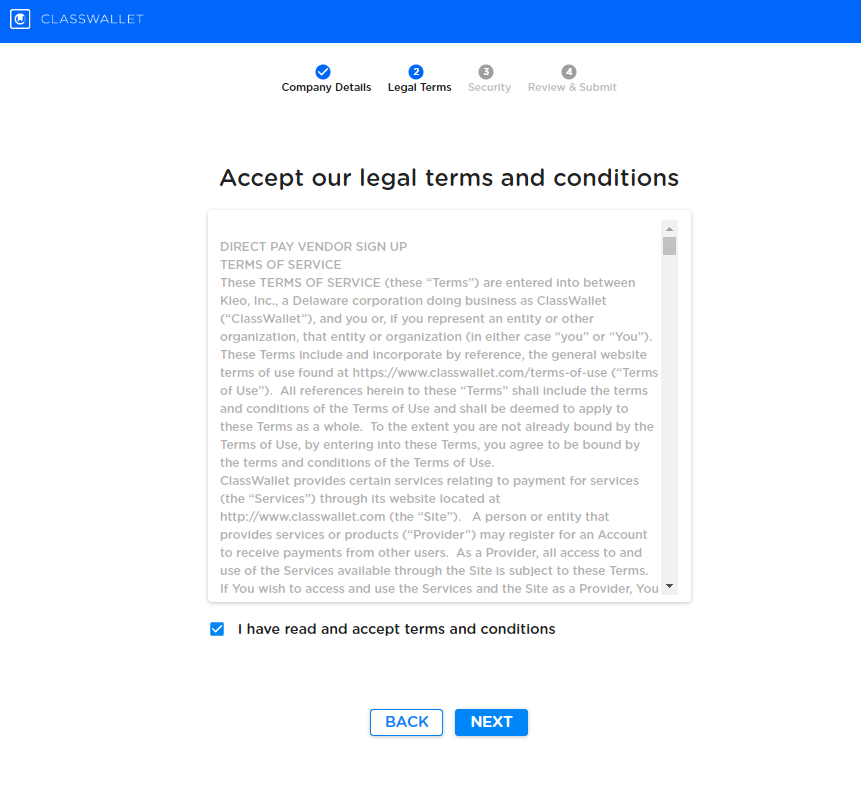 How to enroll as a DirectPay Vendor